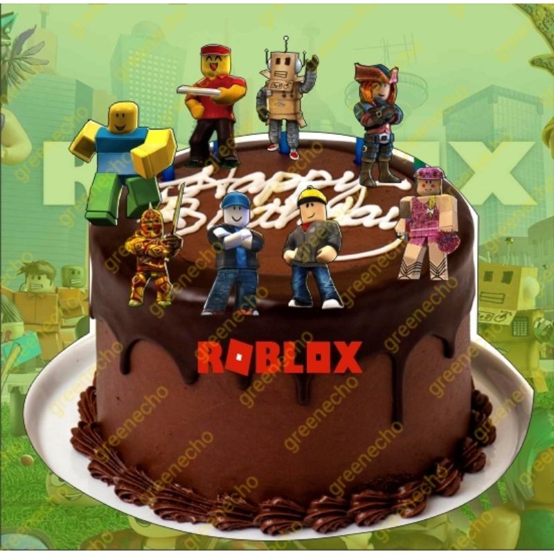 Roblox cake topper (1set) | Shopee Singapore