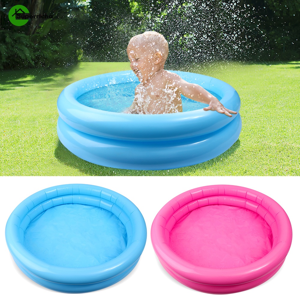 Double-layer Inflatable Round Small Swimming Pool / Portable Indoor and ...