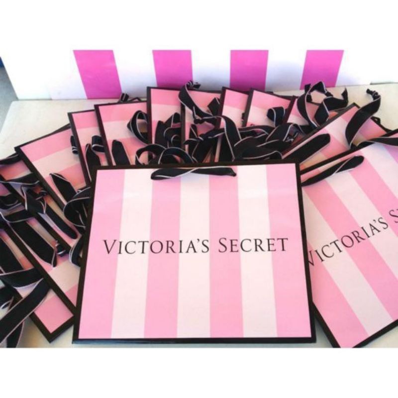 Victoria's Secret Paper bag bag /beg hadiah (-with-Barcode-QR-code ...