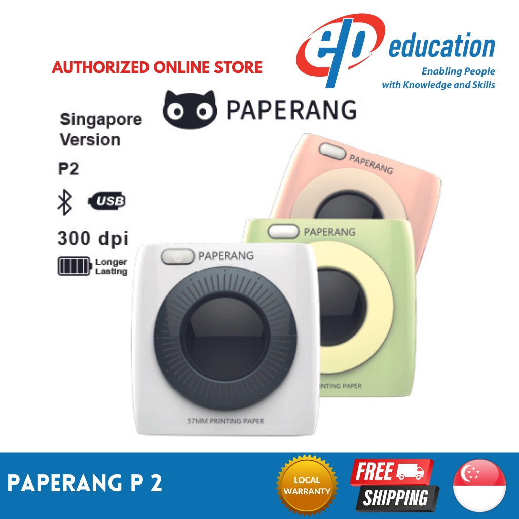 Paperang P2 - AI Pocket Printer Thermal Print Present Gift Print Label ...