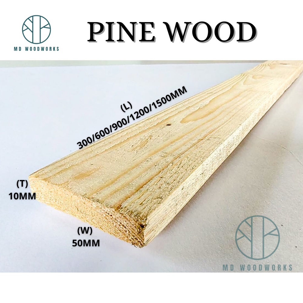 Pine Wood Plank Plywood Plank Wood - Thickness 10mm X Width 50mm/80mm ...