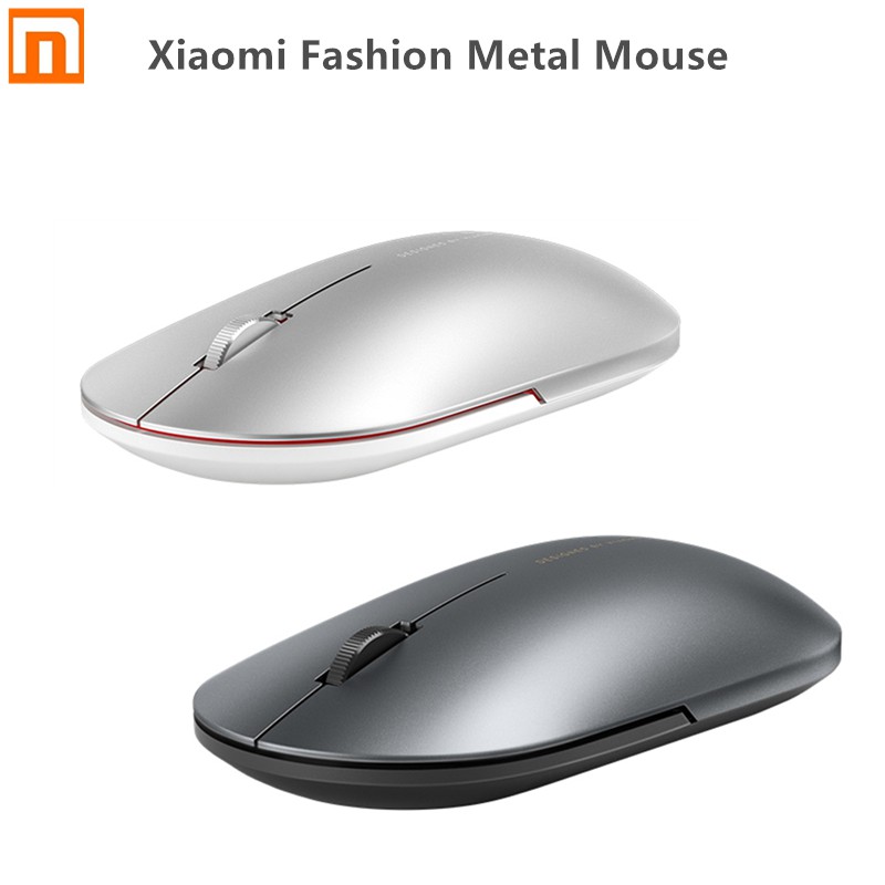 Xiaomi Fashion Metal Mouse Portable Wireless Game Mouse 1000dpi 2.4GHz ...