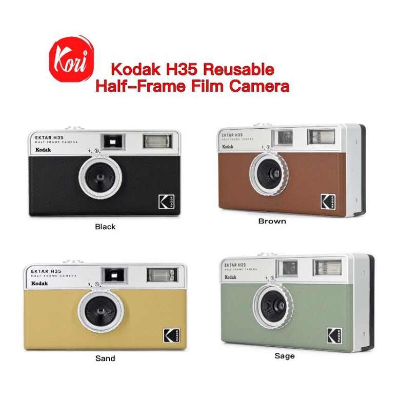 Reto Kodak Ektar H35 Half Frame 35mm Reusable Film Camera | Shopee Singapore