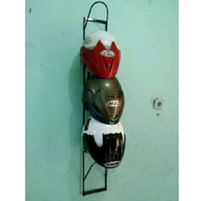 GANTUNGAN 5-tier Helmet Rack/Hanging Helmet Rack/Iron Helmet Rack ...