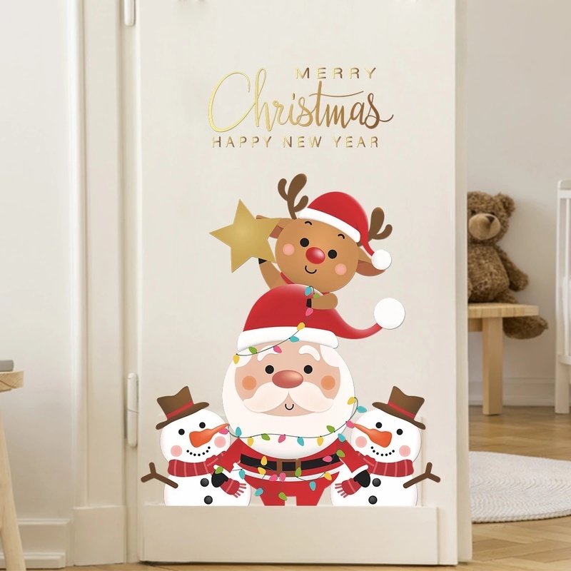 Christmas Home Decoration Products / Santa Window Sticker Wall Sticker ...