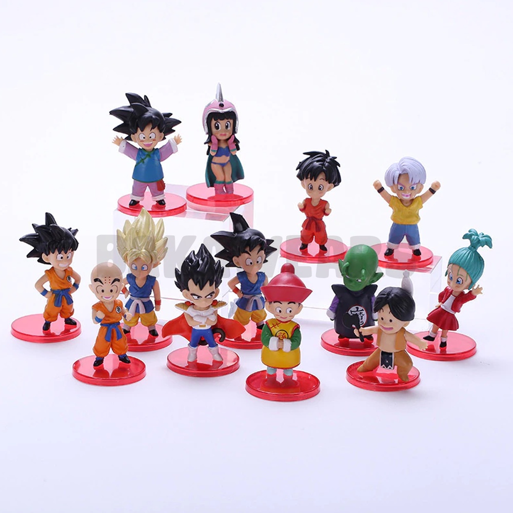 Dragonball Action Figures: Cute Kawaii Version - Goku, Chi Chi, Piccolo ...