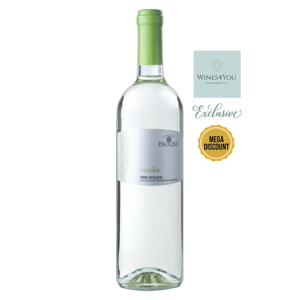 Cantine Paolini Inzolia Terre Siciliane Igt 2019, 12.0%, 750Ml [Italy ...