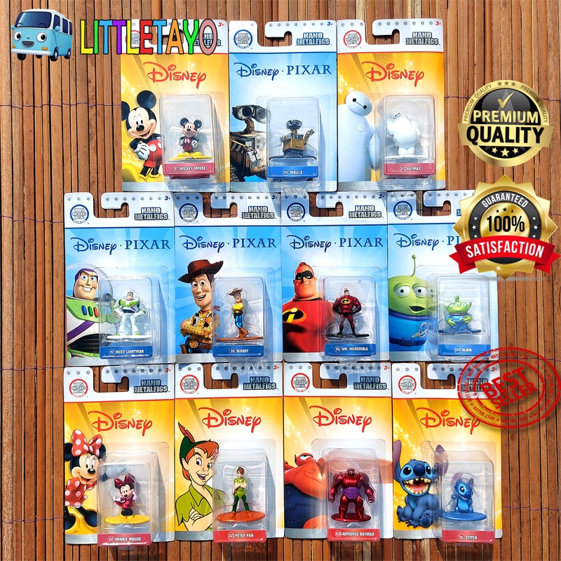 Jada NANO DISNEY PIXAR SERIES SET 11 PCS DUS 24 PCS MICKEY MINNIE MOUSE ...