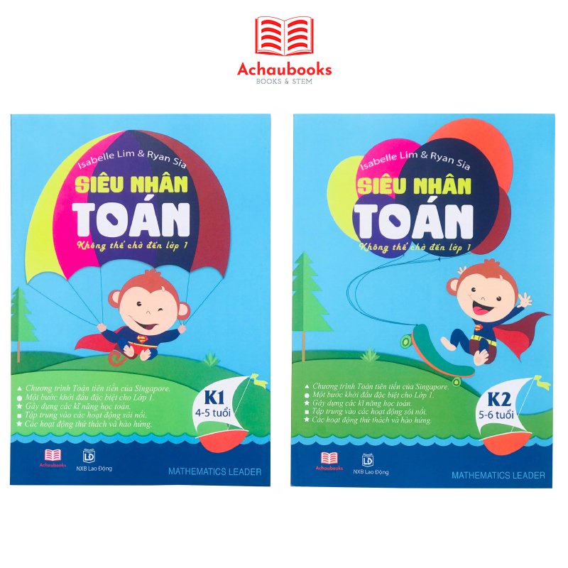 Superman Math Books - Asia Books (set of 2 Books, 4 - 6 years old ...