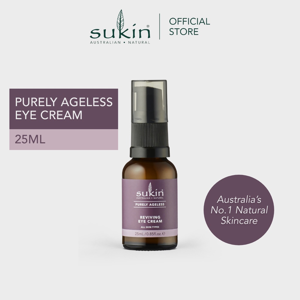Sukin Reviving Eye Cream Purely Ageless 25ml with Rosehip & Aloe Vera ...