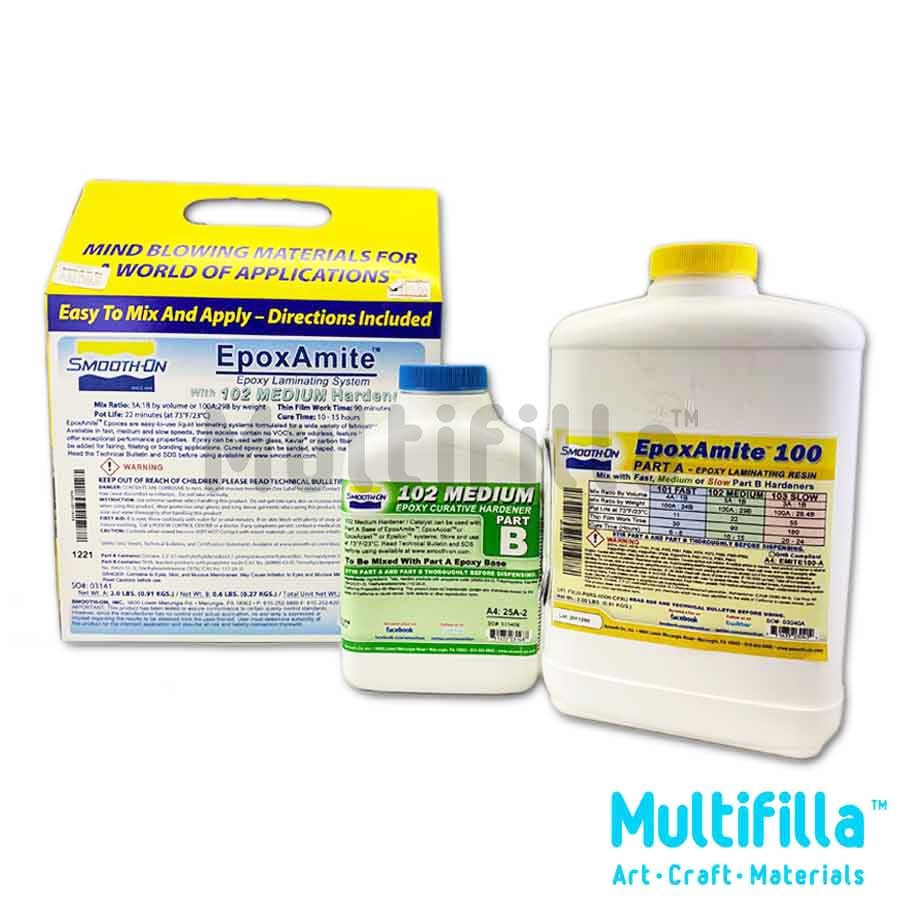 SMOOTH-ON EpoxAmite with 102 Med Hardener : 1.18kg - Epoxy Laminating ...