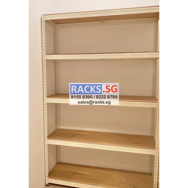 4-Tier Boltless Racking with PLYWOOD Shelves (D450mm/D600mm) !! FREE ...