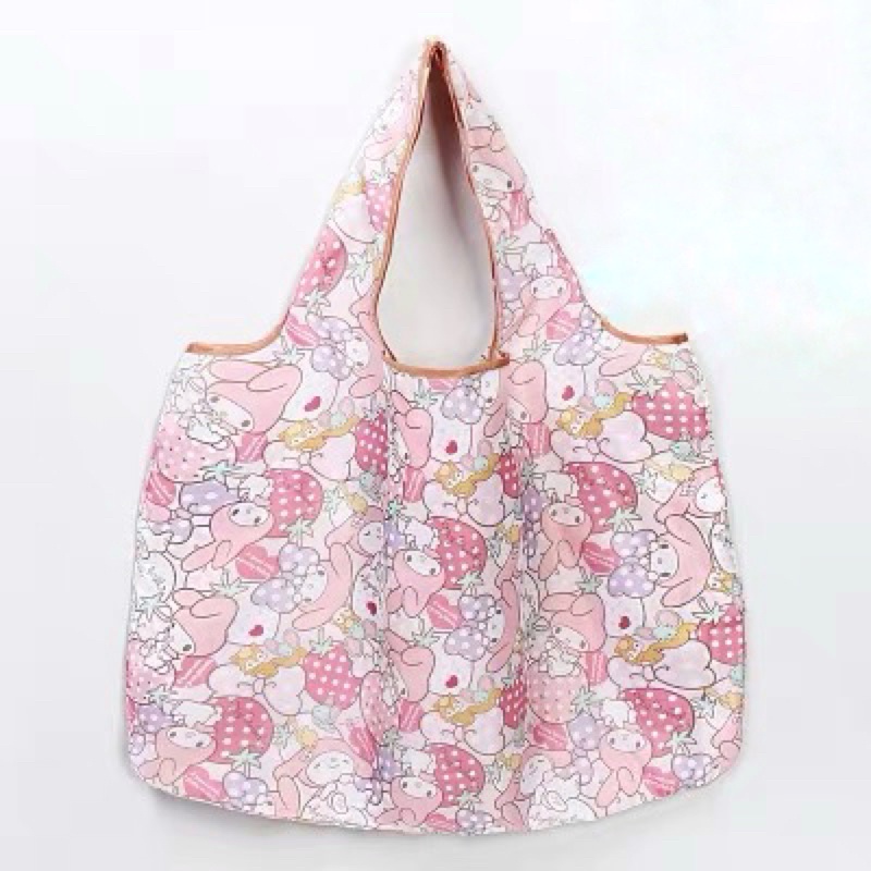 Recycle Bag Nylon Reusuable Groceries Foldable Bag Waterproof | Shopee ...