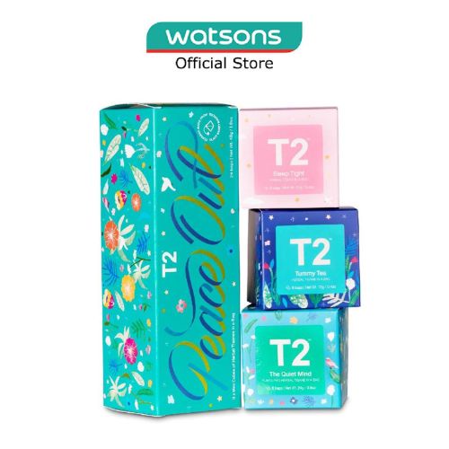 T2 Peace Out Tea Herbal Tisane Tea Packset consists Sleep Tight Tea Bag ...