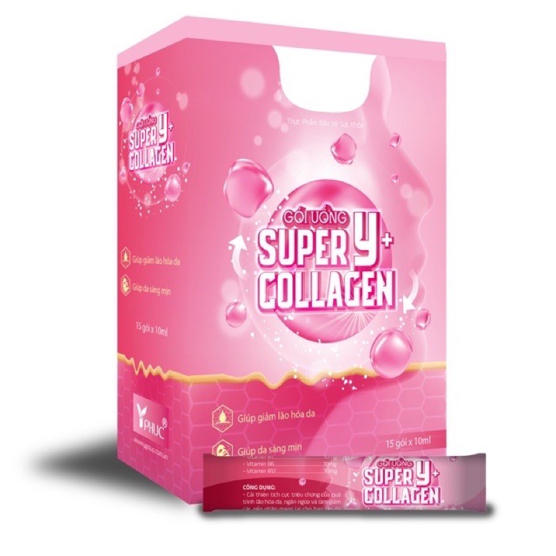 Super Y+ COLLAGEN (Box Of 15 Packs, Helps Reduce Wrinkles, Prevent ...