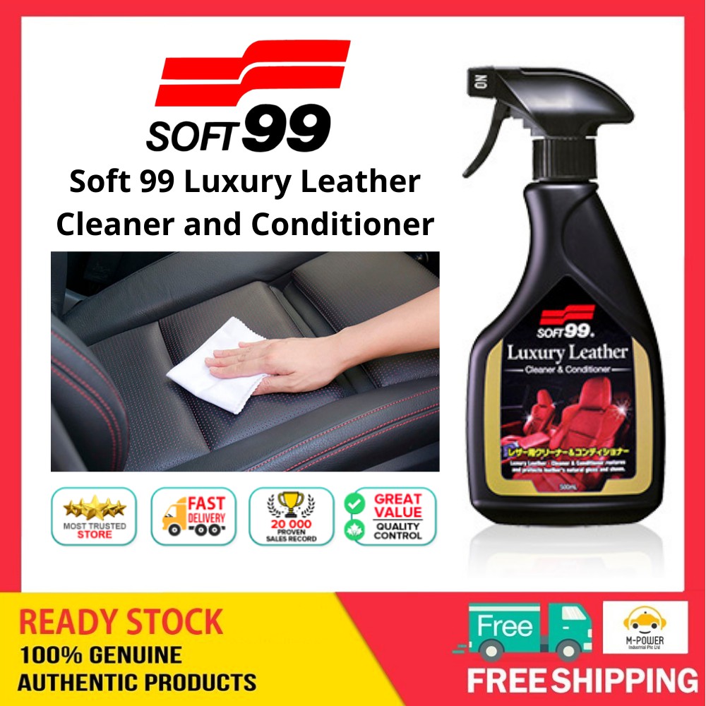 Soft 99 Luxury Leather Cleaner and Conditioner - 500ml | Shopee Singapore