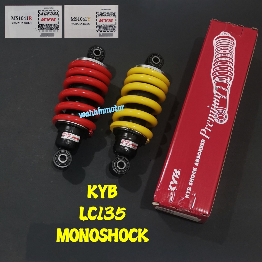 KYB LC135 V1-V8 MONOSHOCK MONO REAR SHOCK ABSORBER 200MM MS1041 LC 135 ...