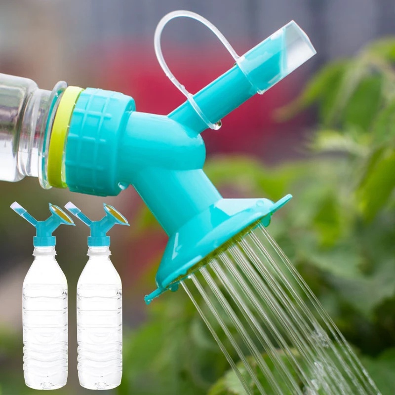 2In1 Watering Sprinkler Water Bottle Plastic Sprinkler Nozzle Flower ...
