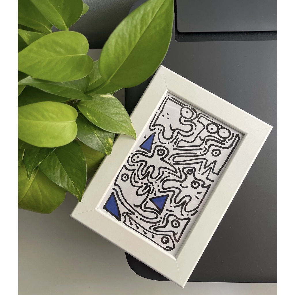 [Bags Mart] Inspiration Doodle Art with Frame/Travel Inspiration/Doodle ...