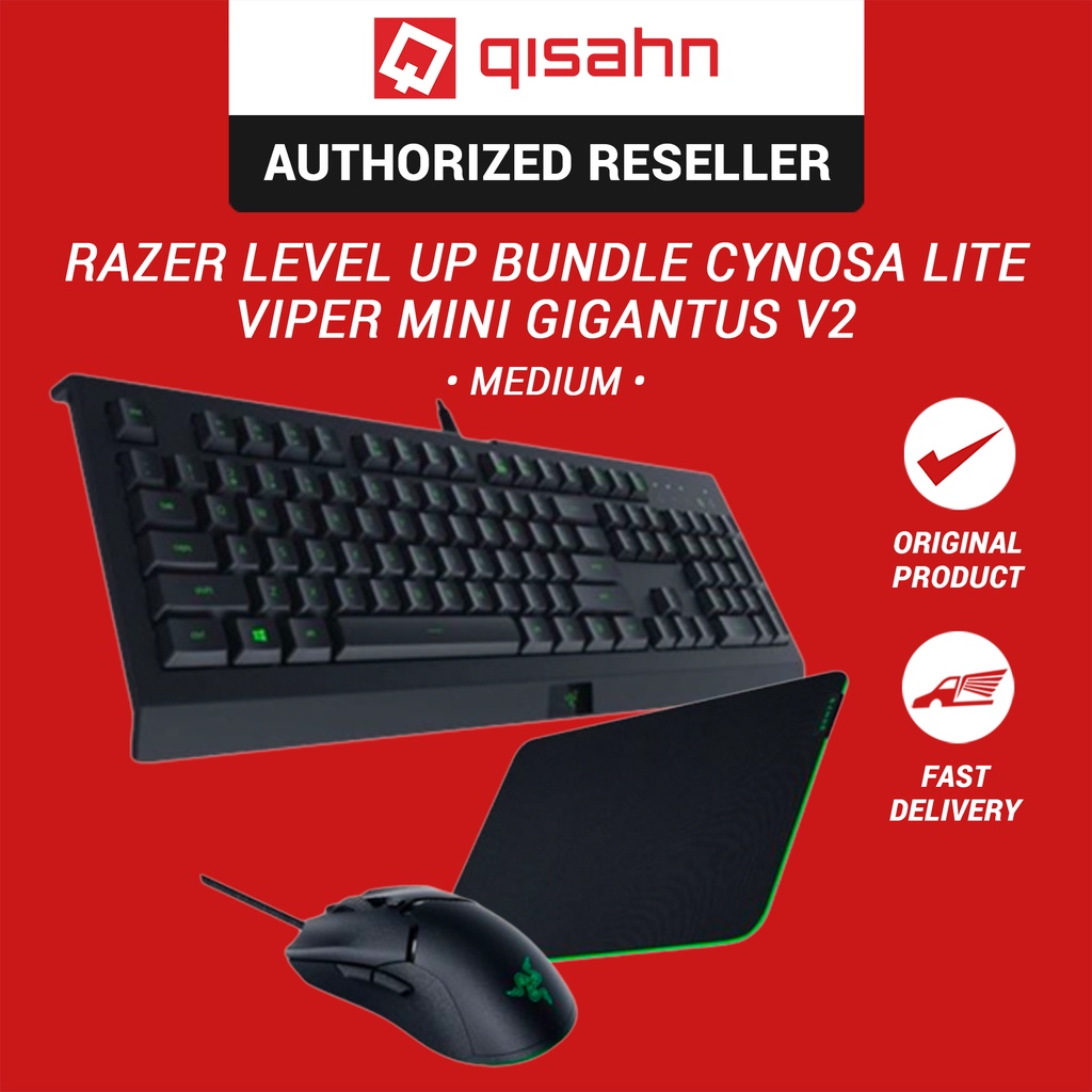 Razer Level Up Bundle – Cynosa Lite Keyboard + Viper Mini Mouse ...