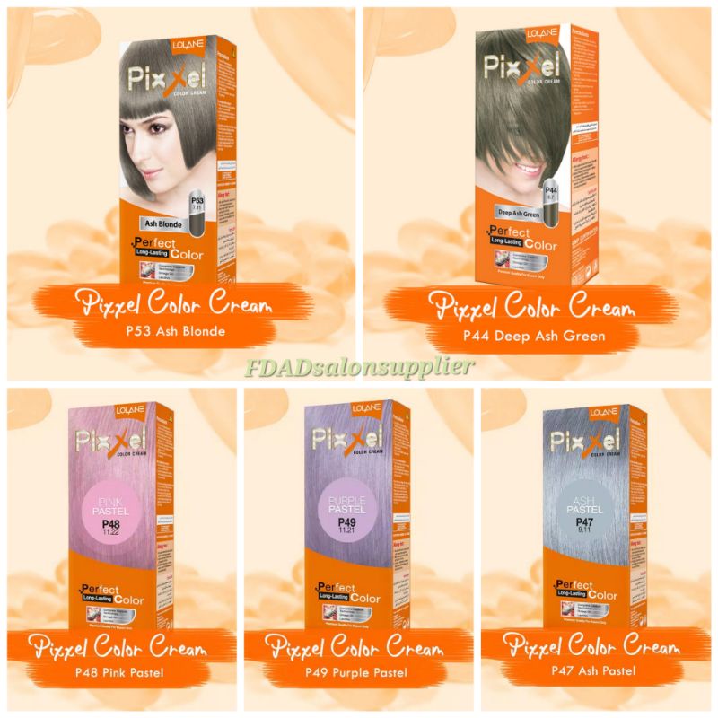 Lolane Pixxel color cream/Pastel color Hair Dye | Shopee Singapore