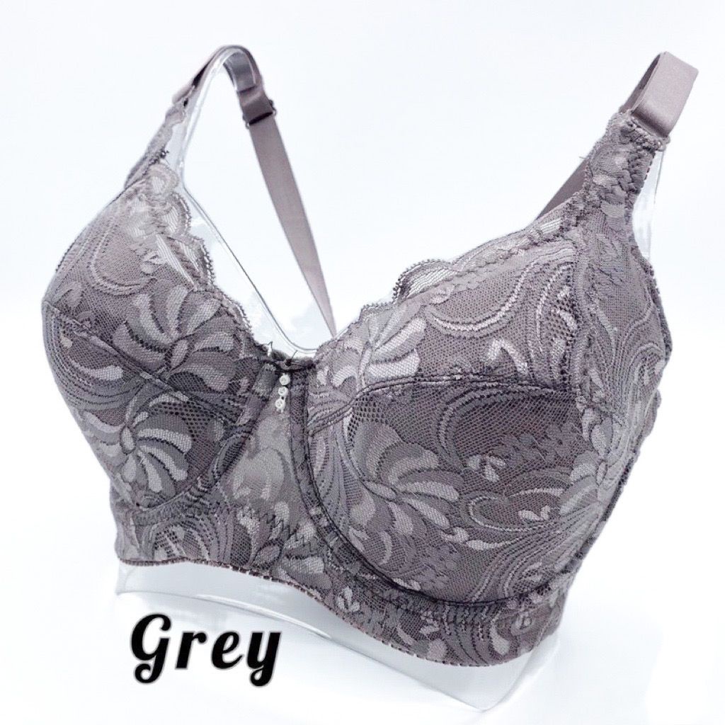 Bra Plus Size Full Cup Bra Women Wired Bra B to E Cup Baju Dalam Wanita ...