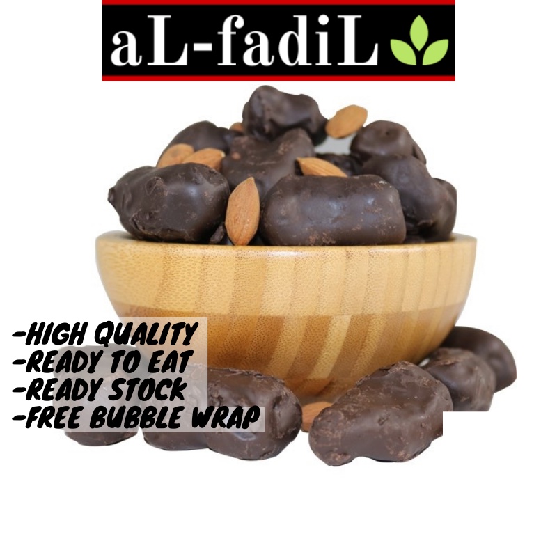 Choco Palm Dates | Chocolate Dates And Almonds (200g/450g) | Shopee ...