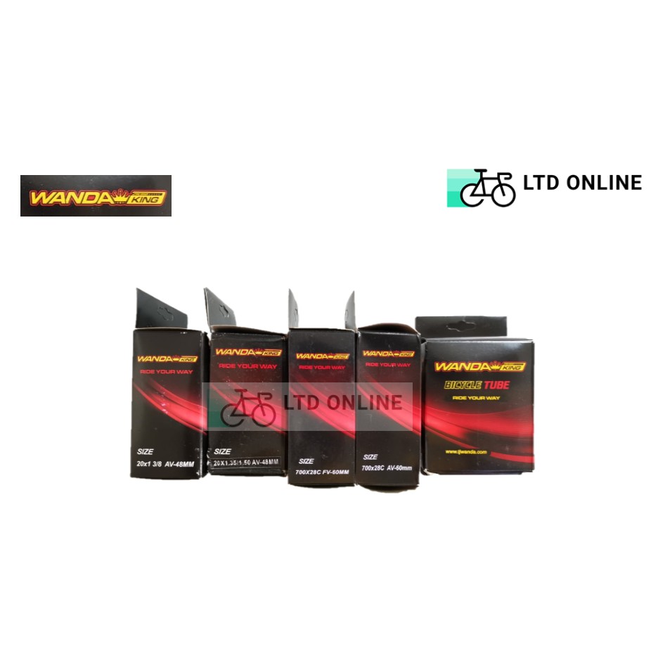 Wandaking Bicycle Inner Tube Tiub Basikal Fixie Lajak (Long Head ...