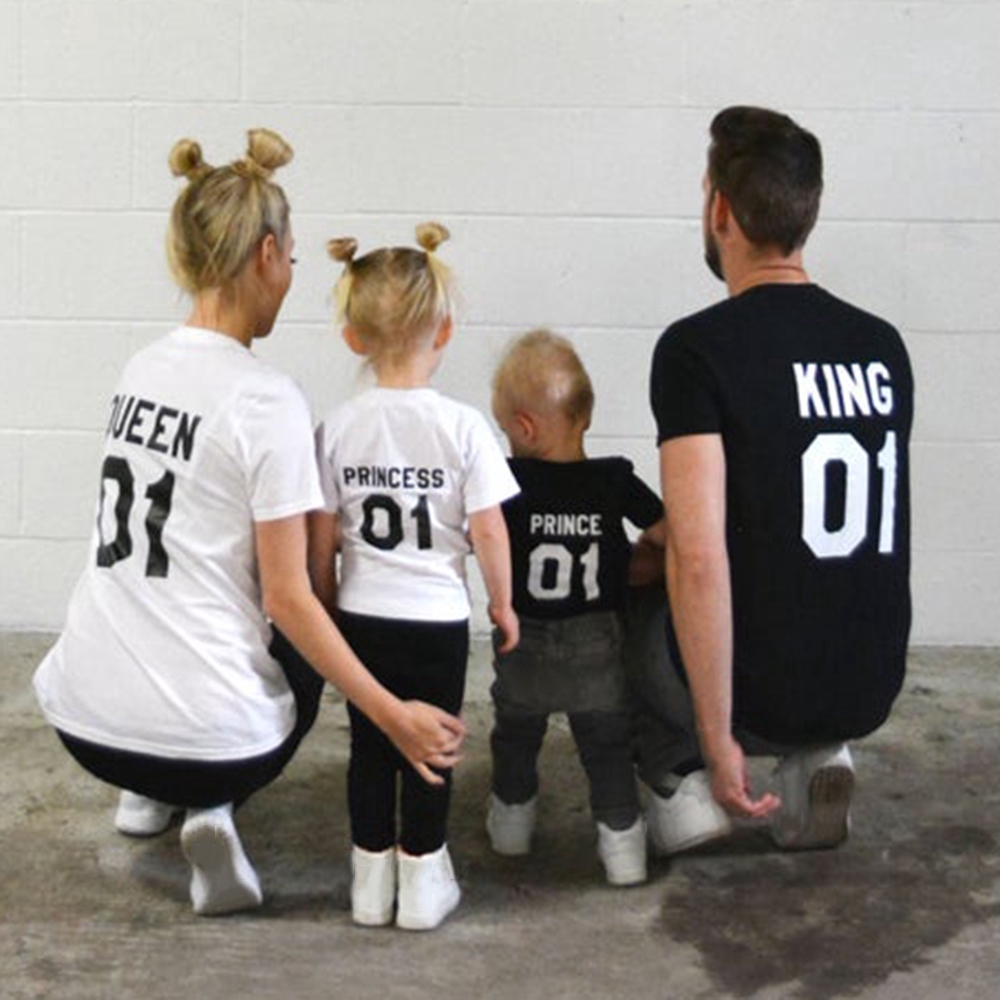 King Queen Prince Princess 01 Father Mother Daughter Son Matching ...