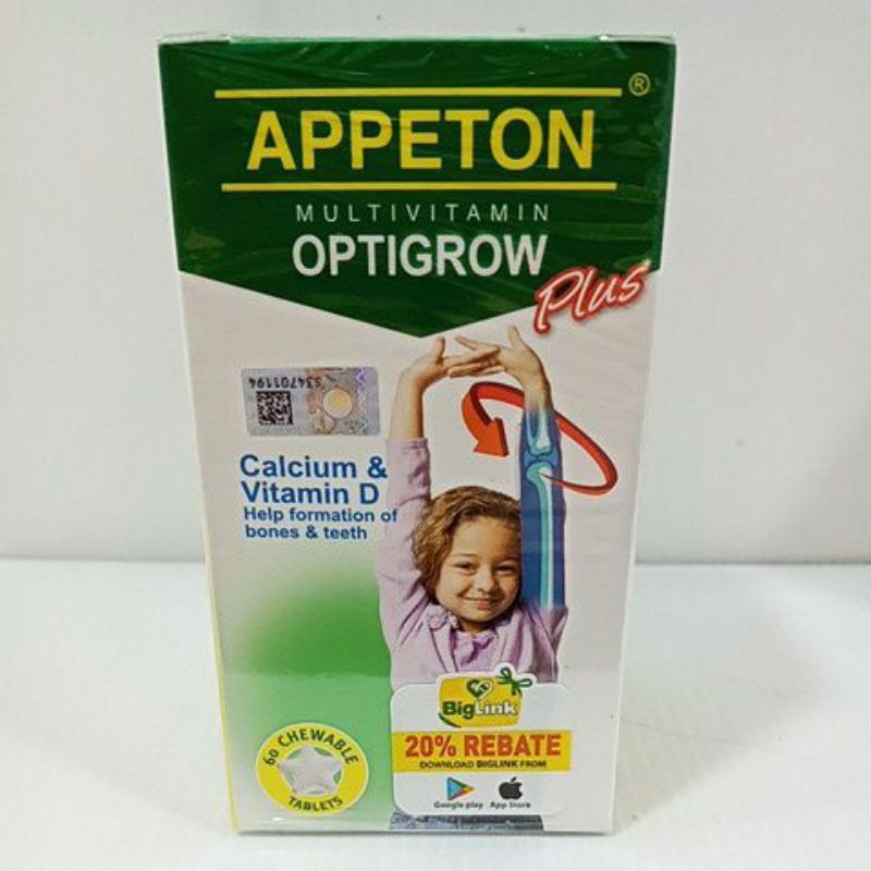 Appeton Multivitamin Optigrow plus (60tabl) | Shopee Singapore