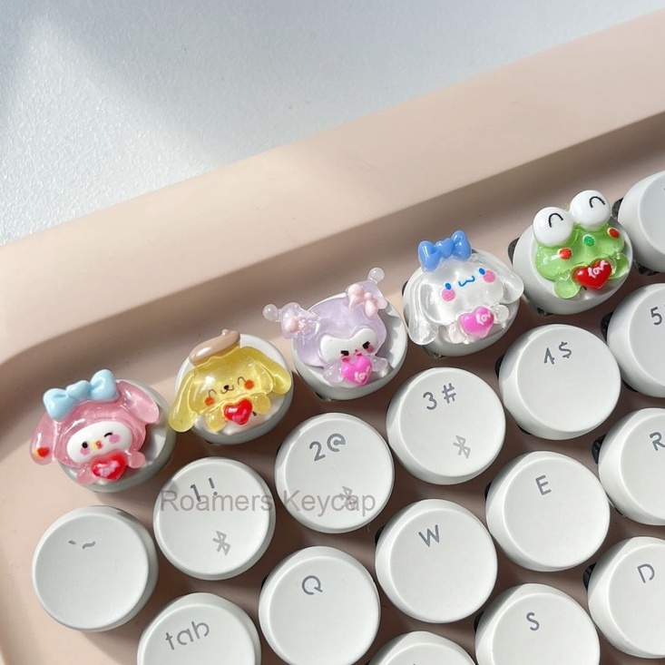 New Retail Keycap Mini Keys Super Cute Keyboard Decoration | Shopee ...
