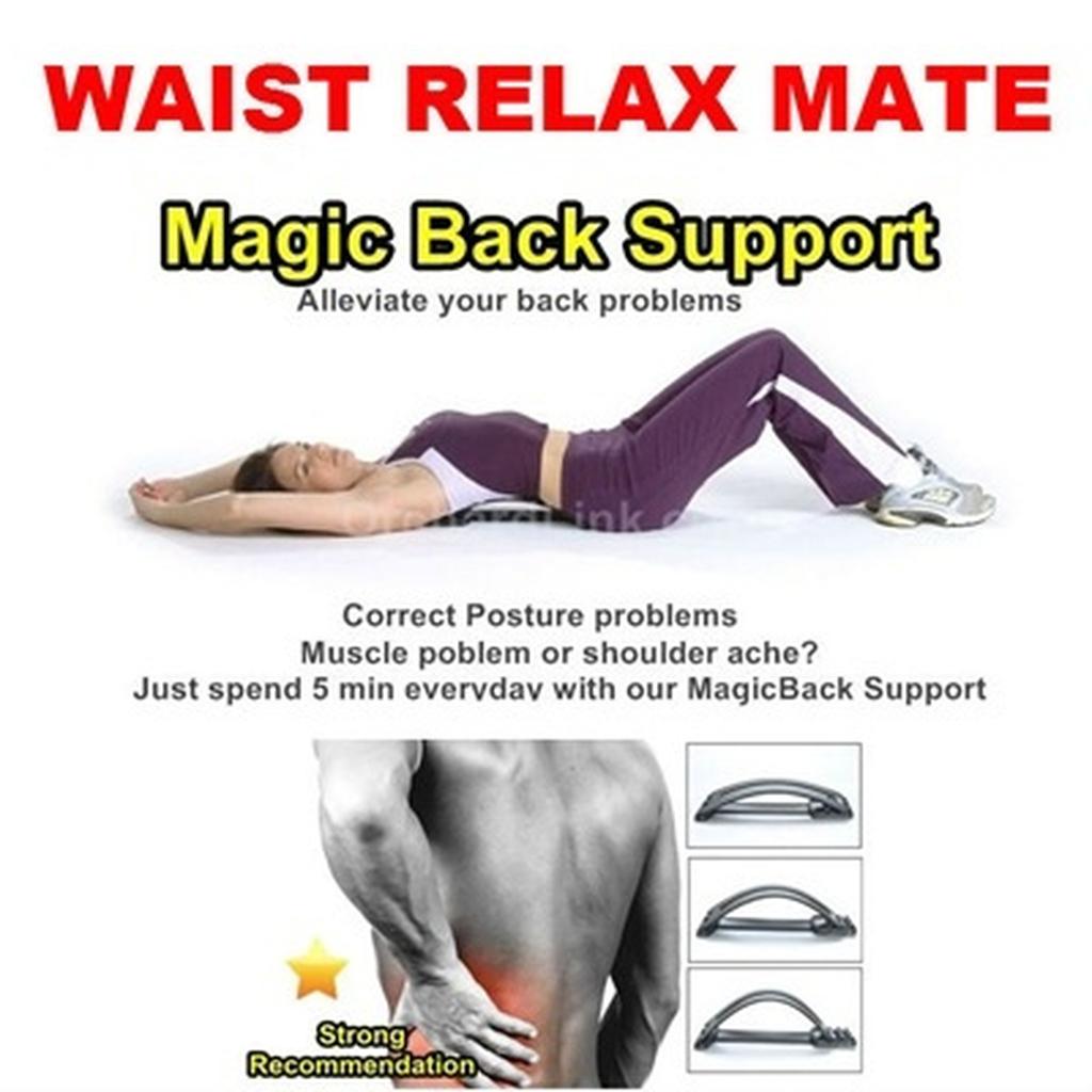 Waist Relax Mate Magic Back Support, Correct Posture and Stretch ...