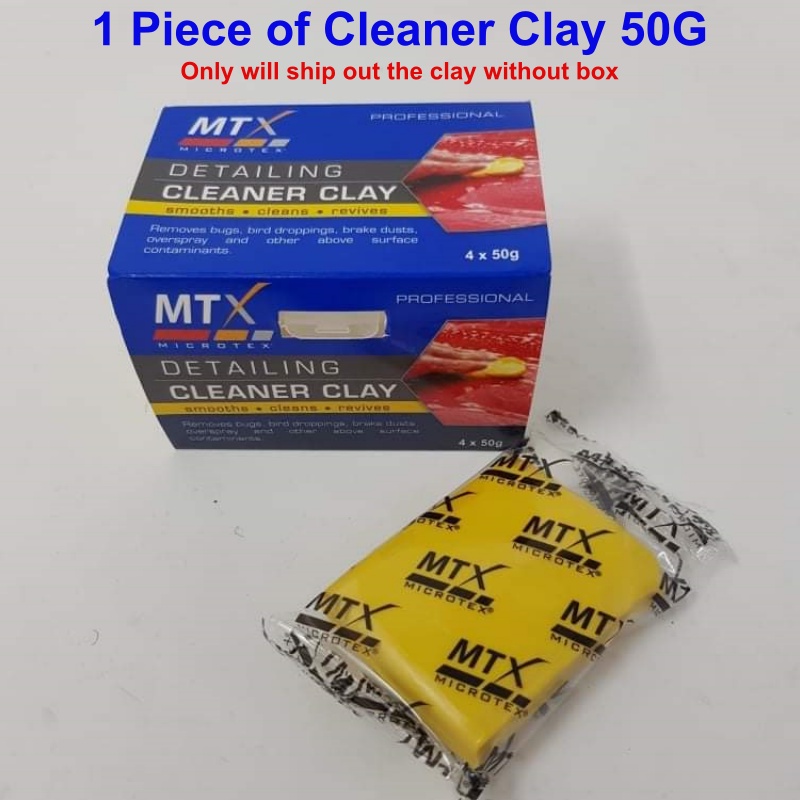 MTX Microtex Detailing Cleaner Clay (4x50G) Professional grade ...