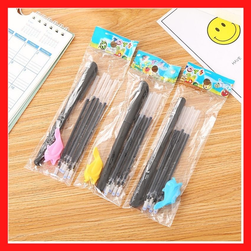 Magic Self-Erasing Pen Combo, 1 pack includes 5 nibs, 1 pen pad and 1 ...
