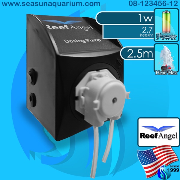 Reef Angel Dosing pump Chemical doser water feed peristaltic dc ...