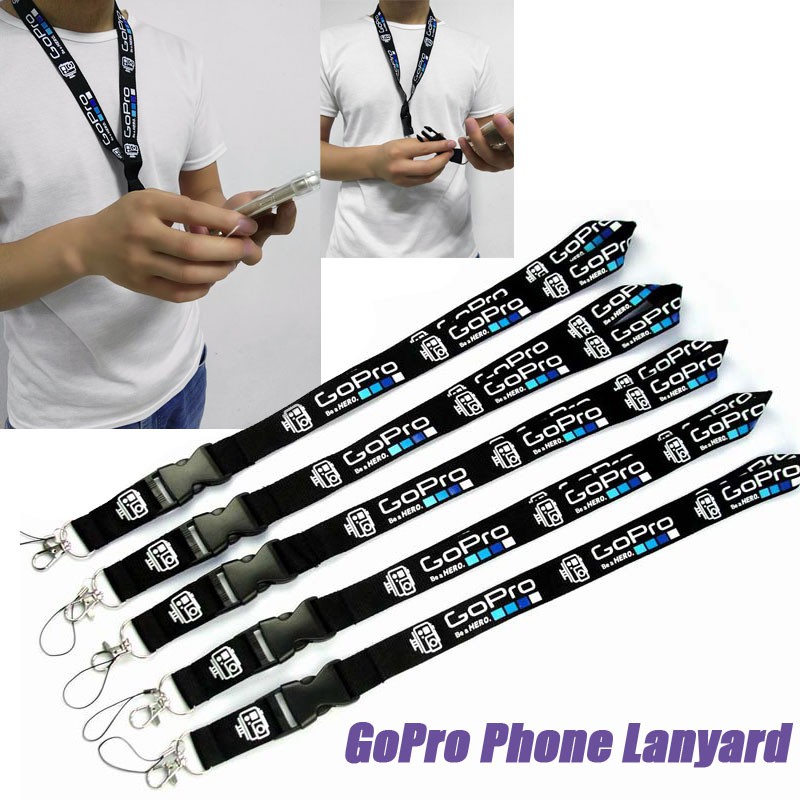 Gopro brand camera ID card mobile phone buckle lanyard hanging neck key ...