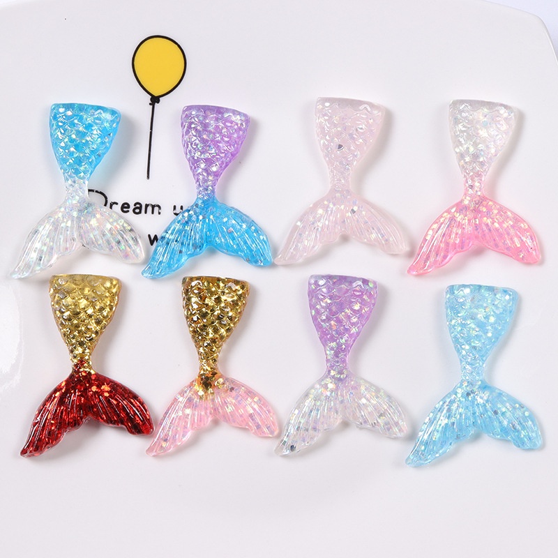diy Resin Accessories Sequins Mermaid Tail DIY mobile Phone Patch Hand ...