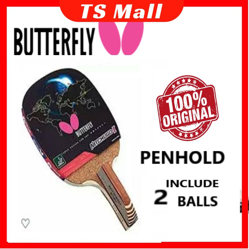 Butterfly Nitchugo-I Penhold Table Tennis Wood Racket Preassembled With ...
