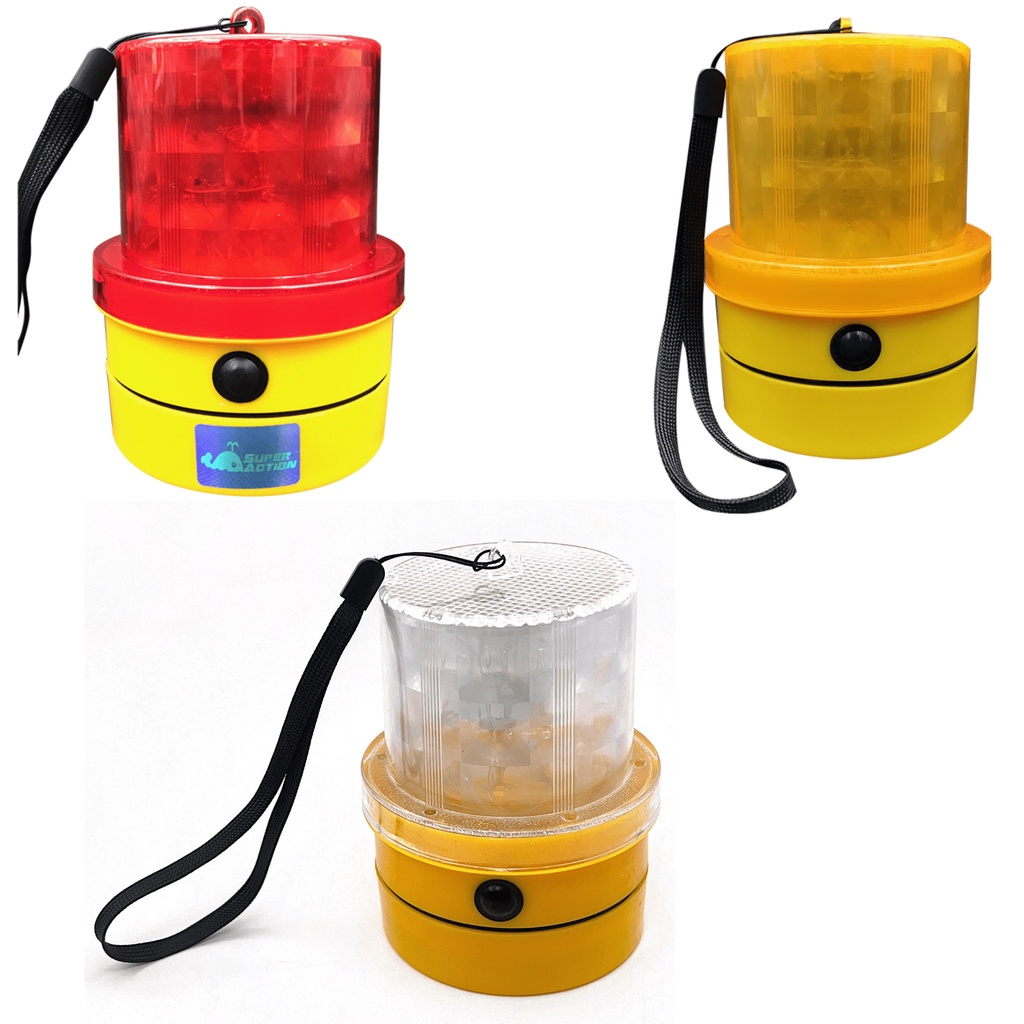 [SG STOCK] REVOLVING LIGHT LED BATTERY TYPE & 2 PCS D Size Battery With ...