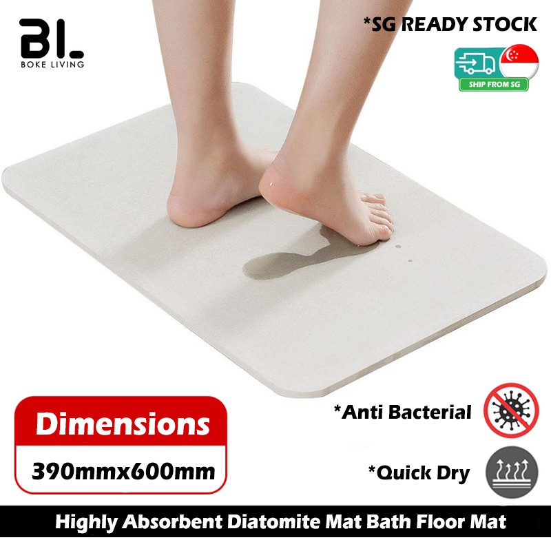 Diatomite Absorbent Mat / Bathroom Mat / Floor Mat / Kitchen Mat ...