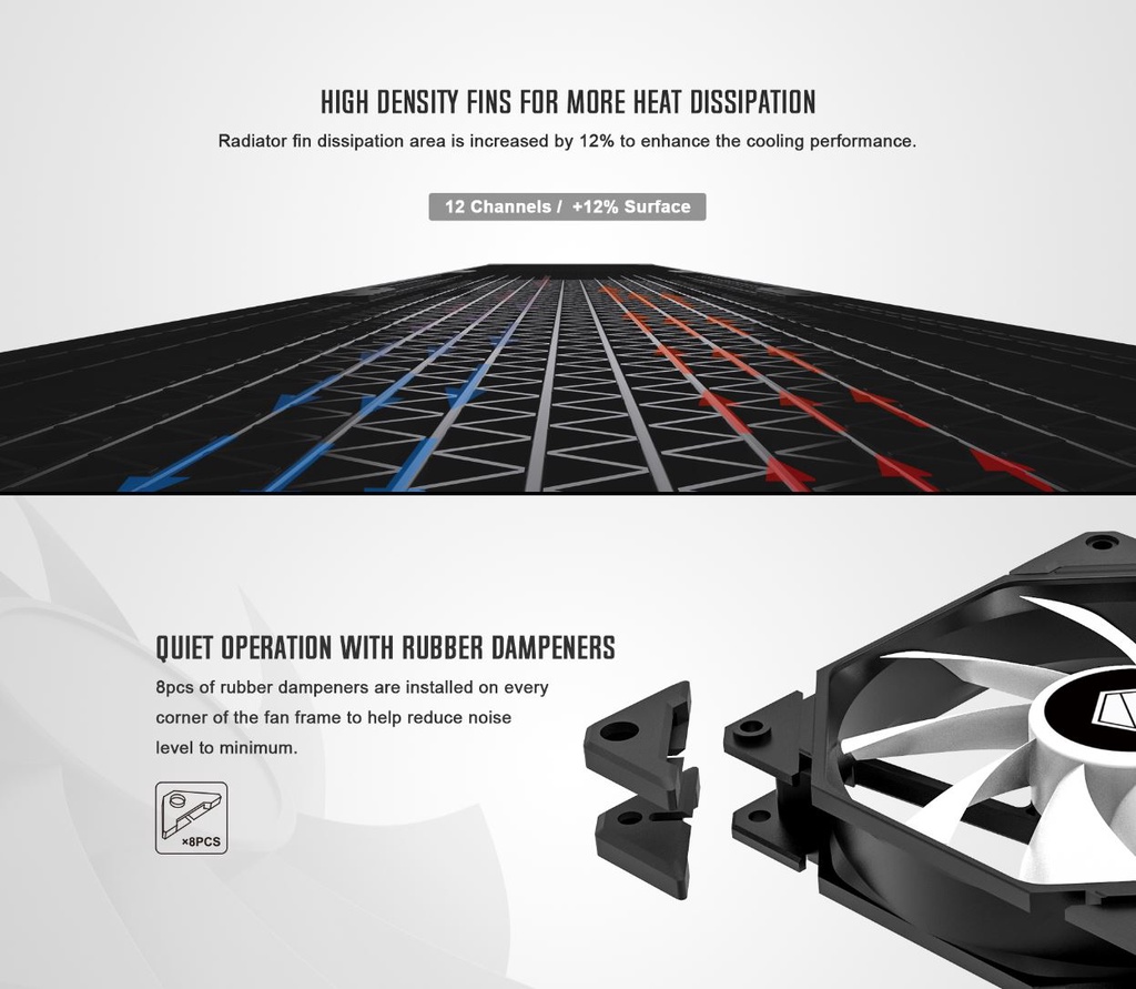 ID-COOLING ZOOMFLOW 240XT/360XT WHITE/BLACK ARGB AIO CPU COOLER (3 Years Warranty By Tech ...