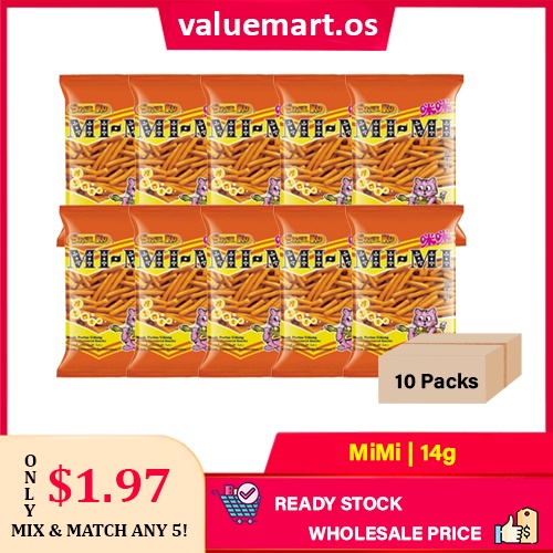 Snek Ku Malaysia Tam Tam Crab Flavour MiMi Prawn Flavour Snack Food ...