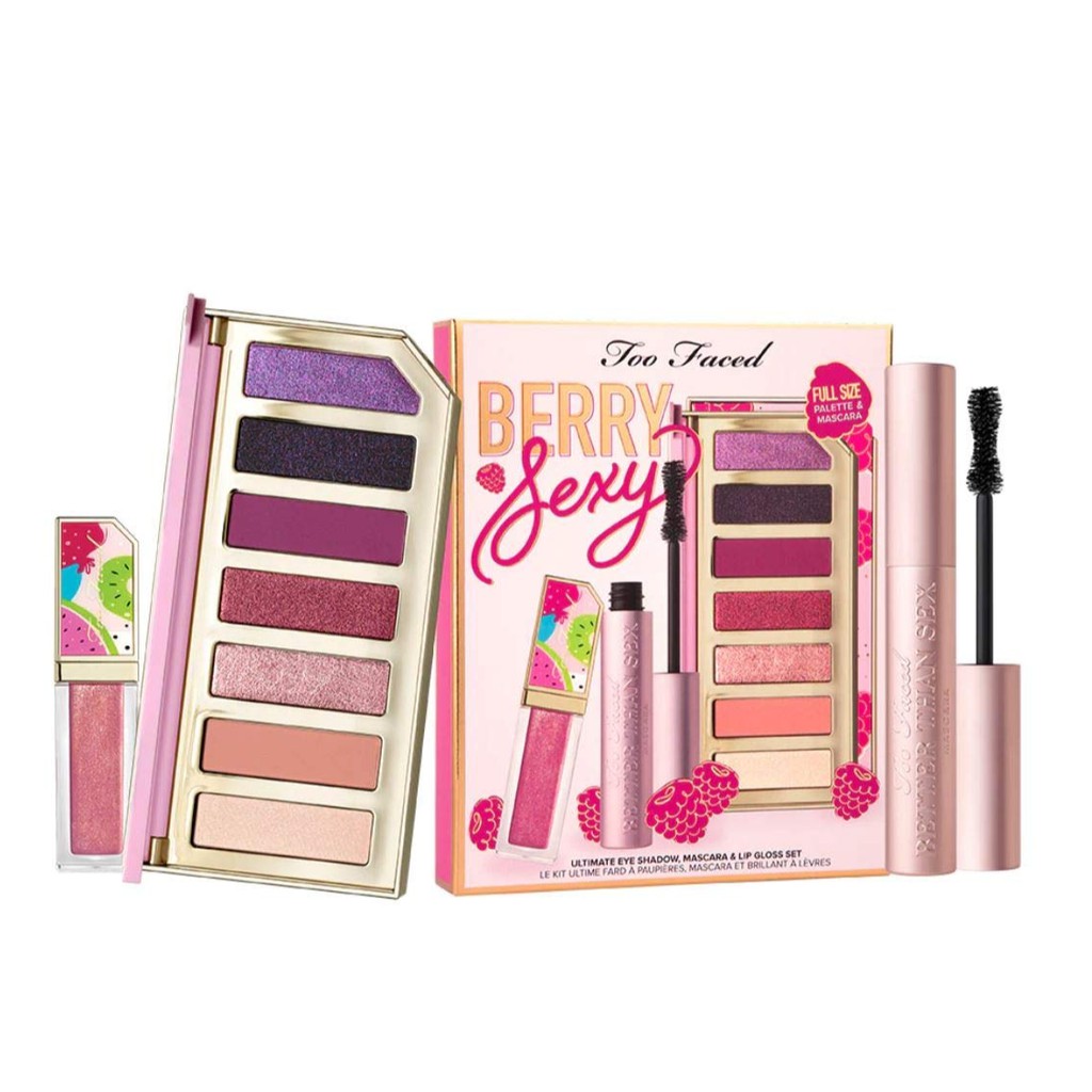 % Authentic [Us Counter/Check Receipt] Too Faced Berry Sexy Set (Razzle ...