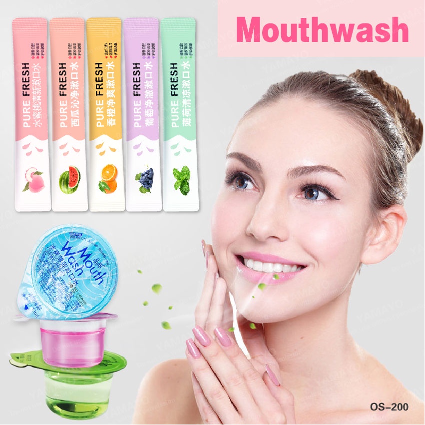Portable Flavoured Mouthwash Stick / Capsule || Fruit Flavour Mouth ...