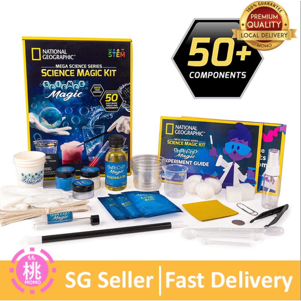 NATIONAL GEOGRAPHIC Magic Chemistry Set - Perform Amazing Easy Tricks ...