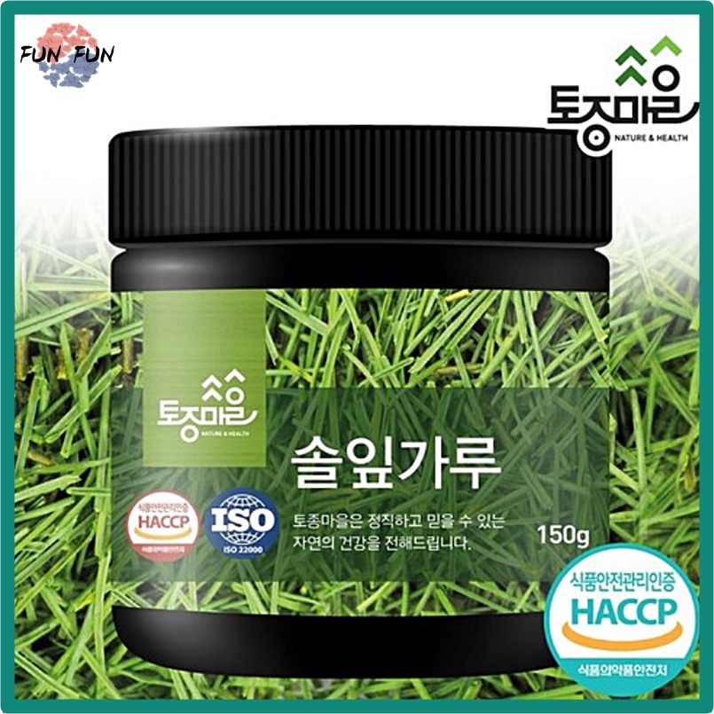 ACCP certified. 100% natural pine needle powder Korean herbal tea 150g ...