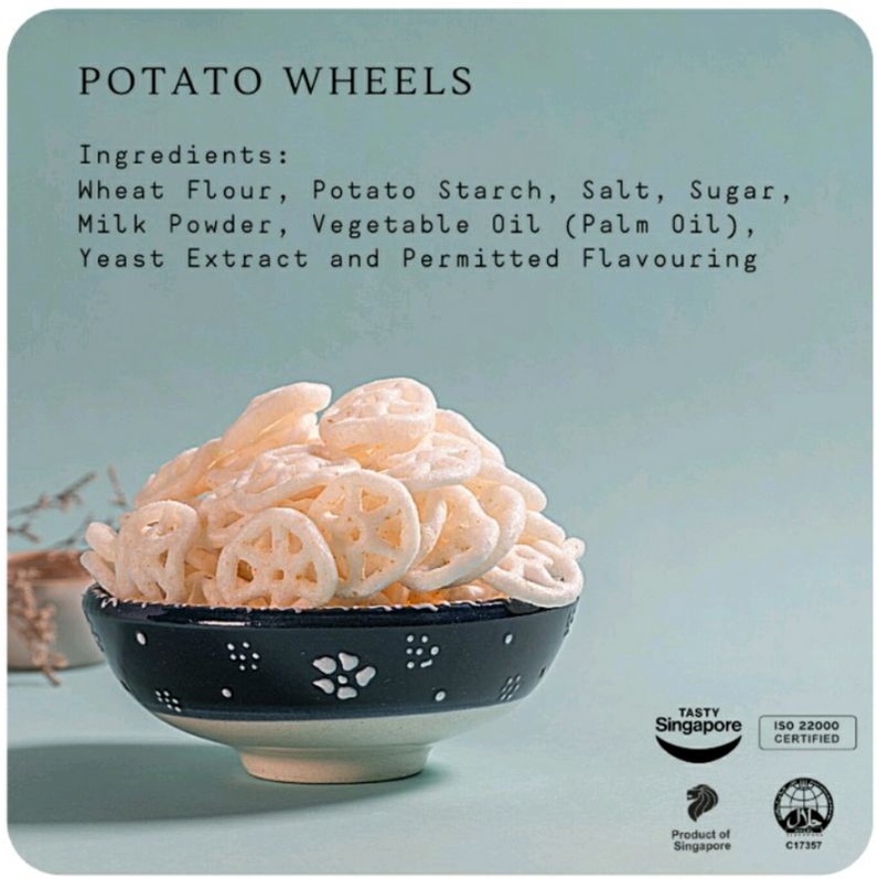 Childhood Snack Potato Wheels and Products 车轮饼 | Shopee Singapore