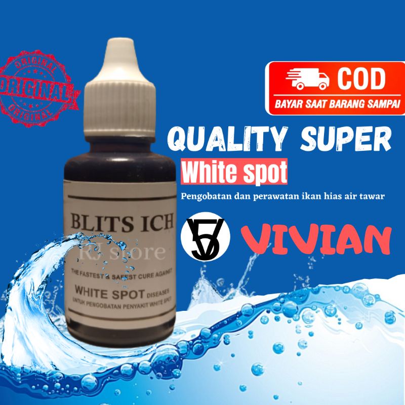 Vivian Rinso Ich Medicine Blue Ornamental Fish 30cc | Shopee Singapore