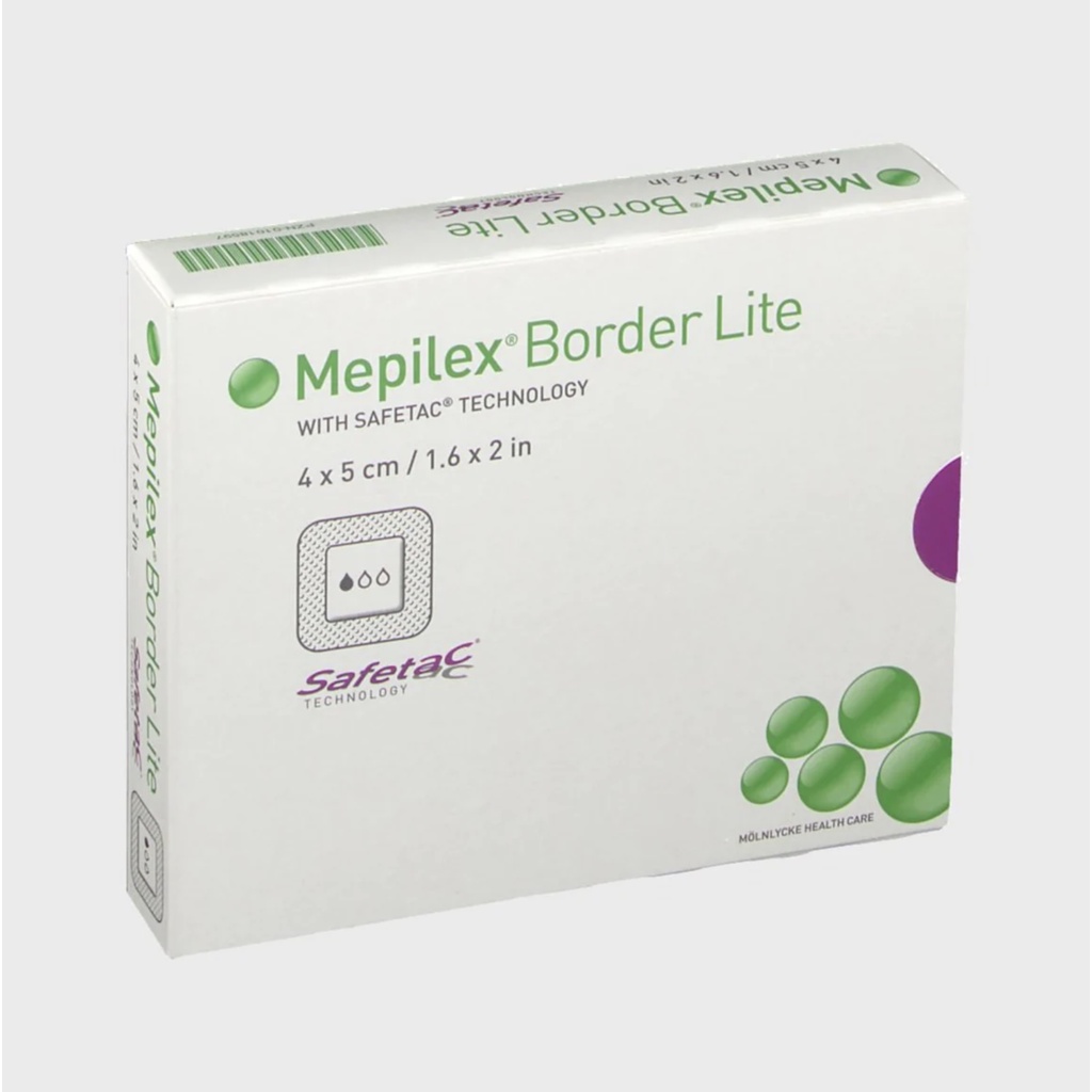 (1 PIECE) Mepilex Border Lite Foam Dressing (3 Sizes) 4 x 5cm | 7.5cm x ...