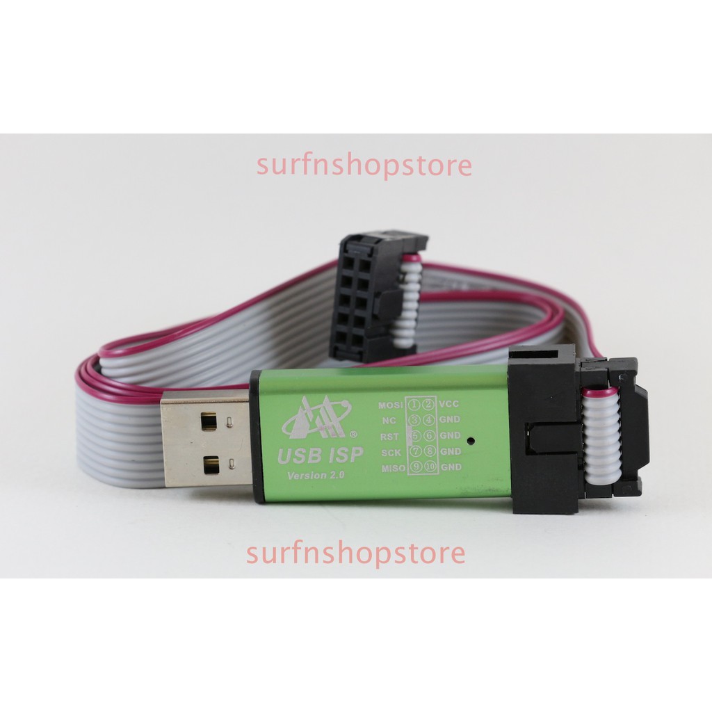 USBasp AVR Programmer for Atmel microcontroller ( With Casing ) | Shopee Singapore